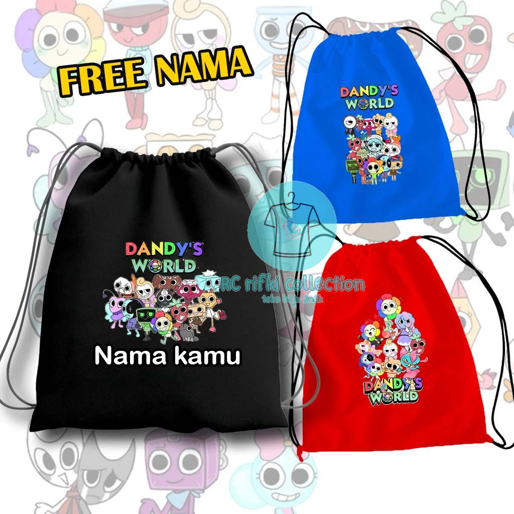 Dandys World Roblox Children's Drawstring Bags / Cute Bags for ...