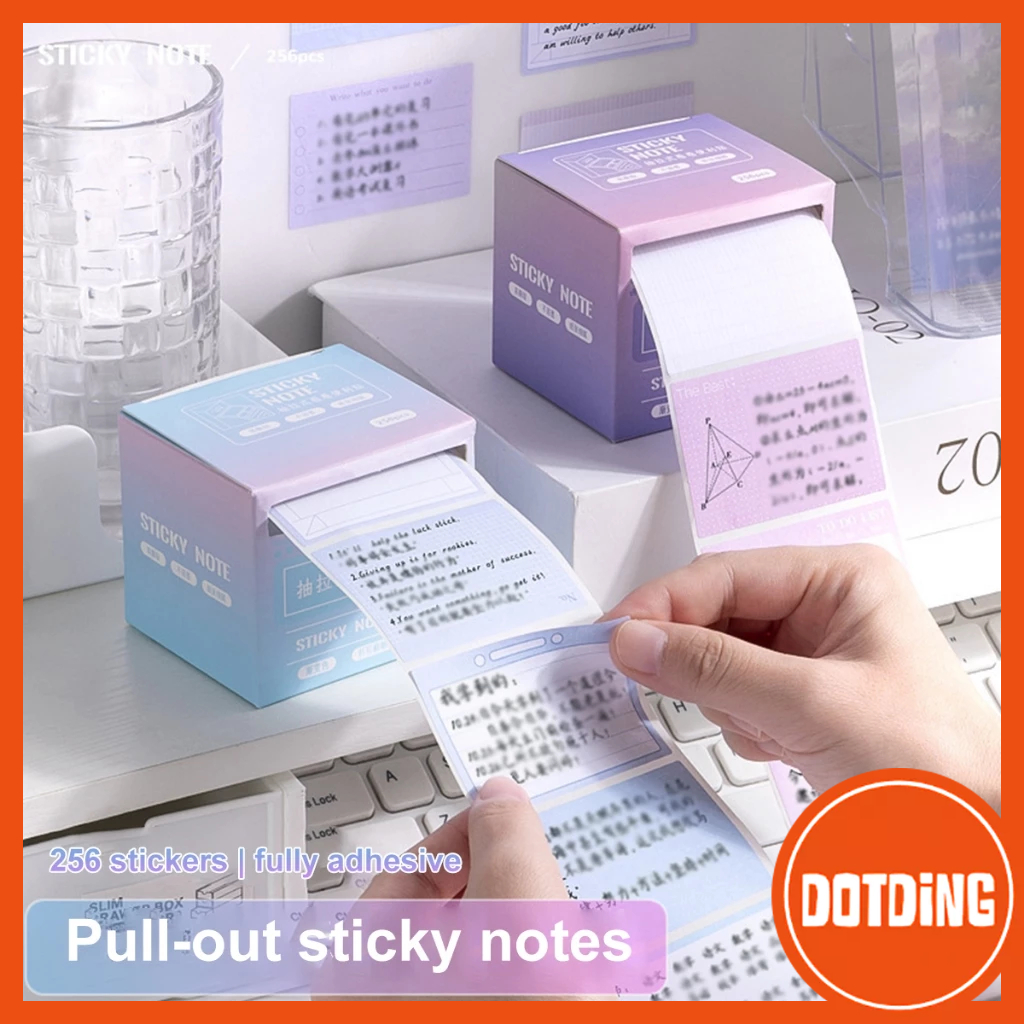 Pull Out Type Sticky Note Stickers High Aesthetic Value For Students To ...