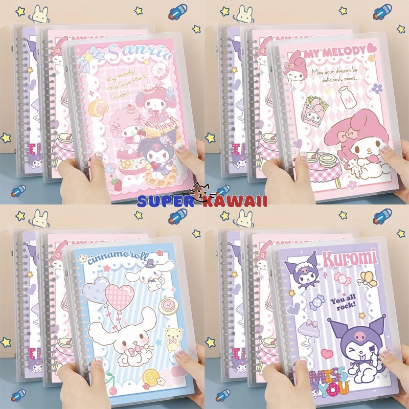Sk 270-binder A5 And B5 motif sanrio kuromi melody hello kitty ...