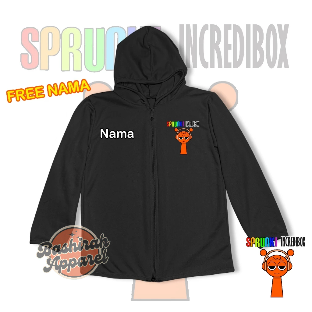 MATAHARI Sprunki incredibox Children's Character Jacket Anti-UV ...