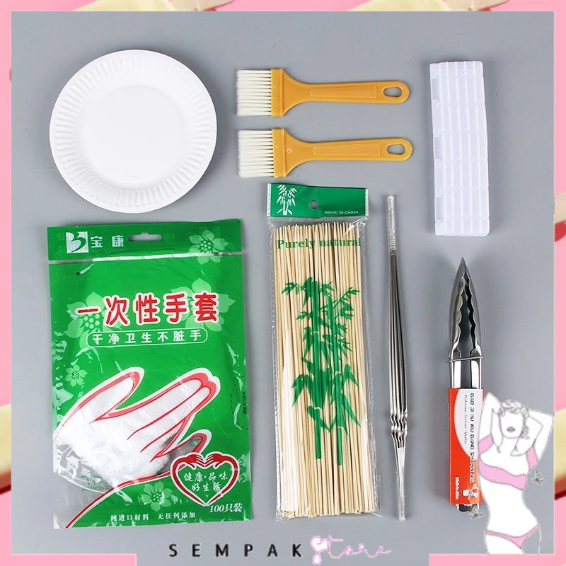 Ss 7in1 Barbeque Tool Set Practical Multifunctional Bbq Equipment for 5 ...