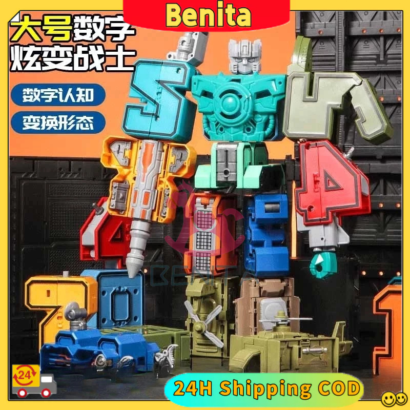 15 IN 1 Children's Toys Robot Transformer Robot Numbers 15in1 number ...