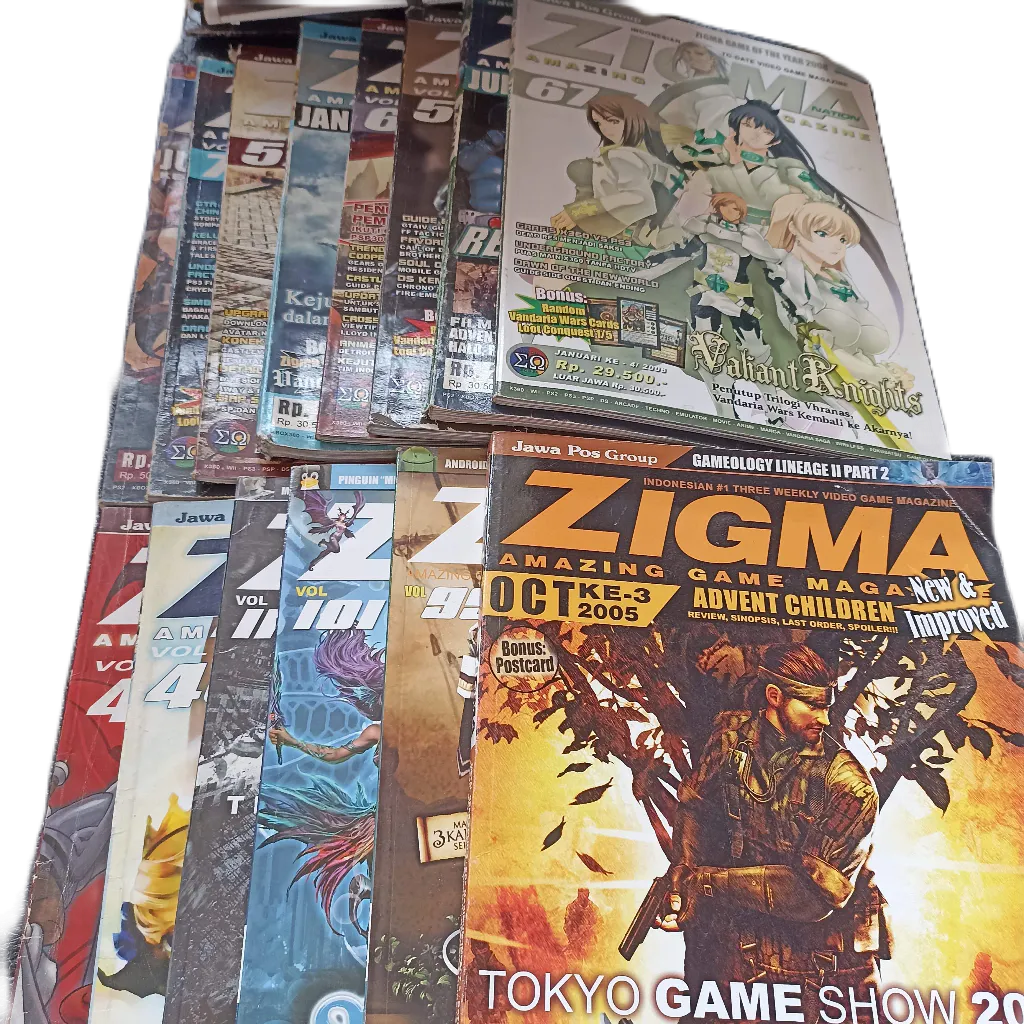 Rare thick animated Vidio game zigma magazine | Shopee Malaysia