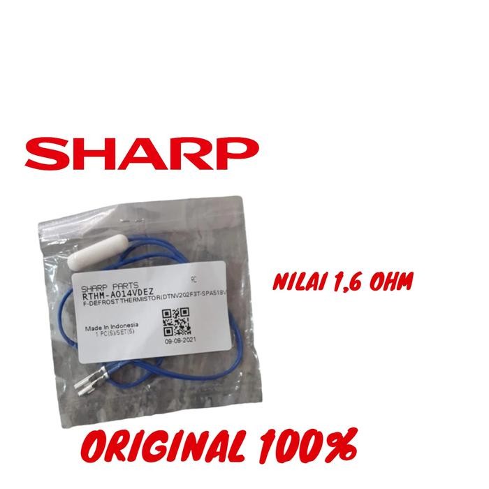 Defrost Thermistor Thermistor Temperature Blue Cable Sharp 2 Door ...