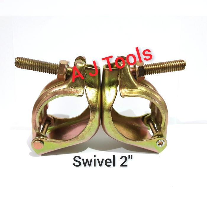 2-INCH STEGER PIPE CLAMP 2" SCAFFOLDING CLAMP SWIVEL (HIDUP) | Shopee ...