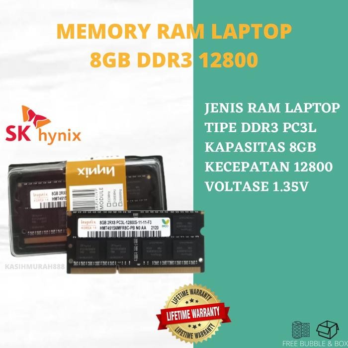 Memory Ram 8Gb Hynix Ddr3 12800 Sodimm - Ram for Laptop | Shopee Malaysia