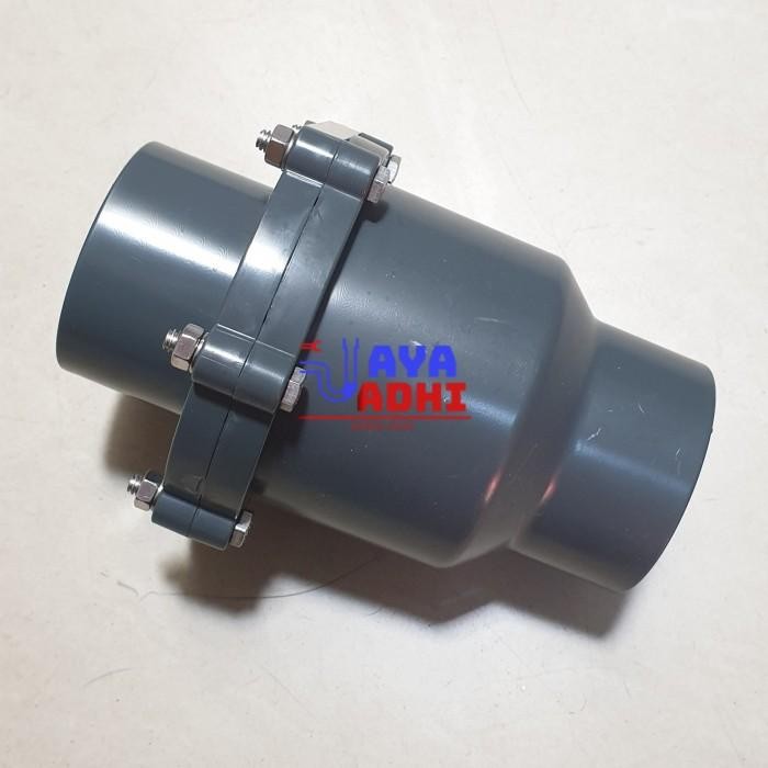 PVC Check Valve 3/ 4" Checkvalve 0.75 inch Tusen One Way Valve | Shopee ...