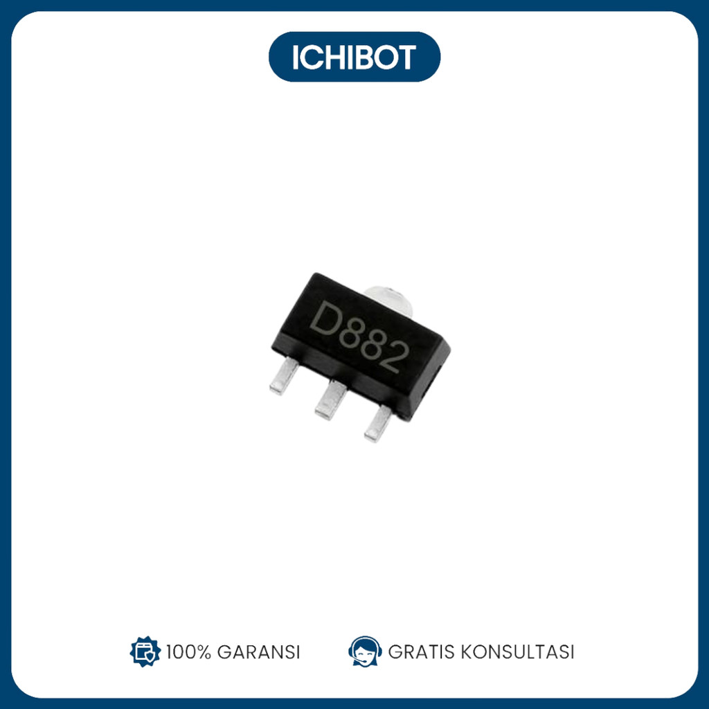 2SD882 D882 SOT-89 NPN chip transistor | Shopee Malaysia