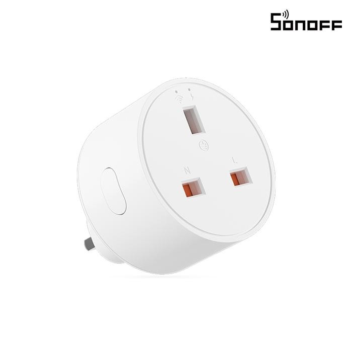 Sonoff Smart Plug Wifi Power Monitoring S60Tpg Stop Kontak Plug 3 Wireless Smart Home Plug Iot ...