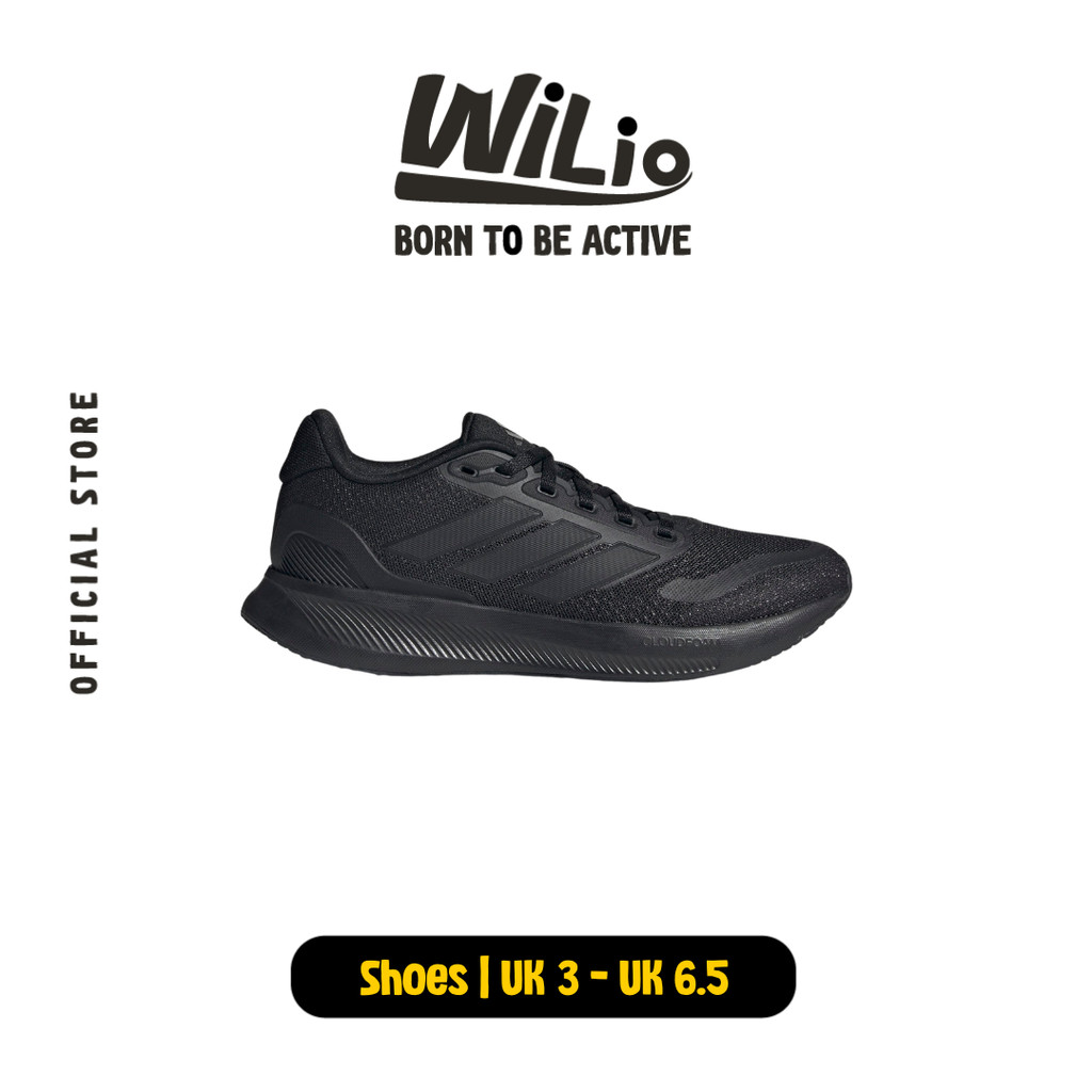 ADIDAS Runfalcon 5 J IE8586 - Children's Shoes (Black) | Shopee Malaysia