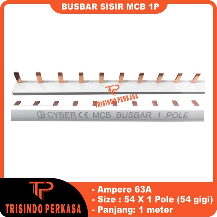BUSBAR 1P 63A busbar comb 1p mcb 1 phase 1 meter rail comb Jumper ...