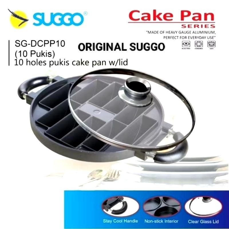 Suggo Pukis Cake Mold 10 Holes / Cake Pan Pukis 10 Holes Suggo / Pukis ...