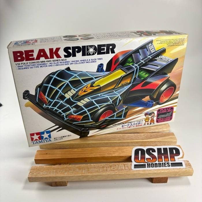 BEAK SPIDER MINI4WD TAMIYA SUPER 1 CHASSIS - MIJ READYY | Shopee Malaysia