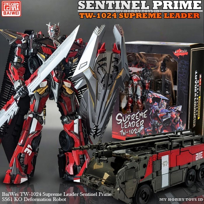TRANSFORMERS BAIWEI SS61 SENTINEL OPTIMUS PRIME TRUCK FIGHTING TOY ...