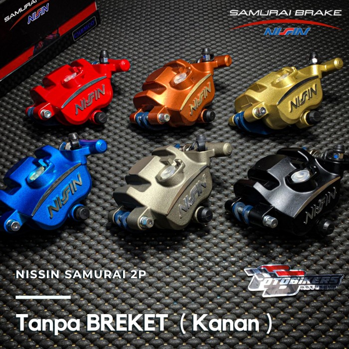 NISSIN SAMURAI BRAKE CALIPER 2P 2 PISTON UNIVERSAL RIGHT WITHOUT ...