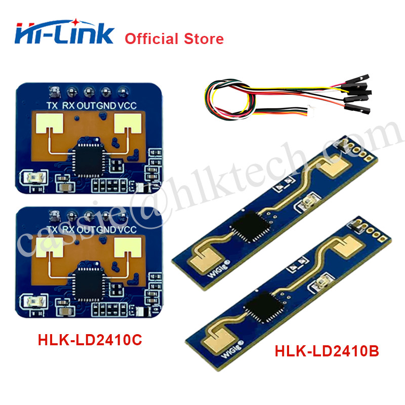 HI-Link HLK-LD2410C HLK-LD2410B 24G FMCW 24GHz Smart Human Pressure ...