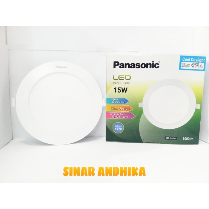 Panasonic Slim Round 15 Watt Led Downlight Nnp74566. | Shopee Malaysia