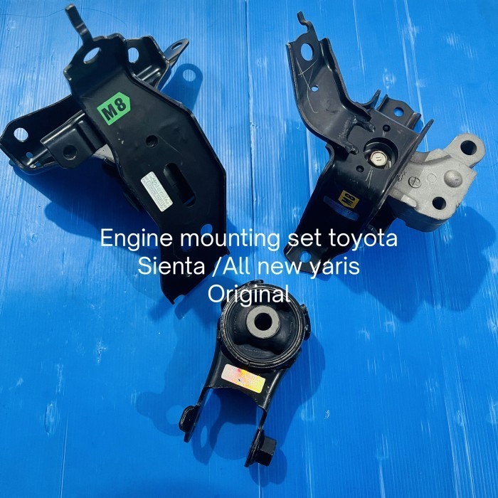 Engine mounting set for toyota sienta all new yaris, original manual ...