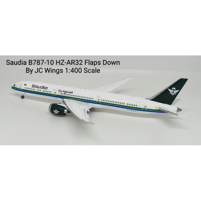 SKUYY SAUDIA B787-10 HZ-AR32 FLAPS DOWN BY JC WINGS 1:400 SCALE SAFE ...