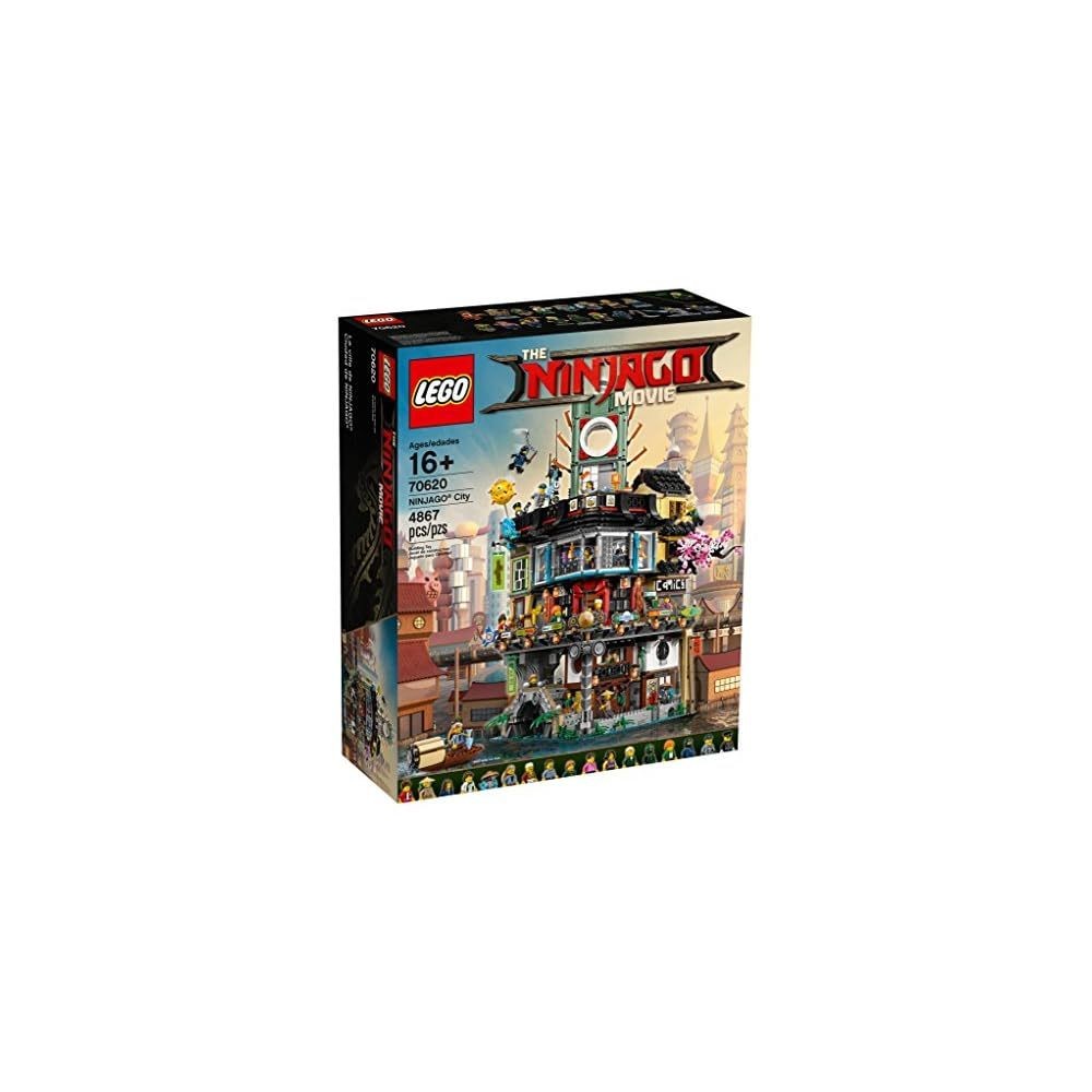 LEGO NINJAGO NINJAGO CITY 70620, 192 MONTHS TO 252 MONTHS (4867 PIECES ...