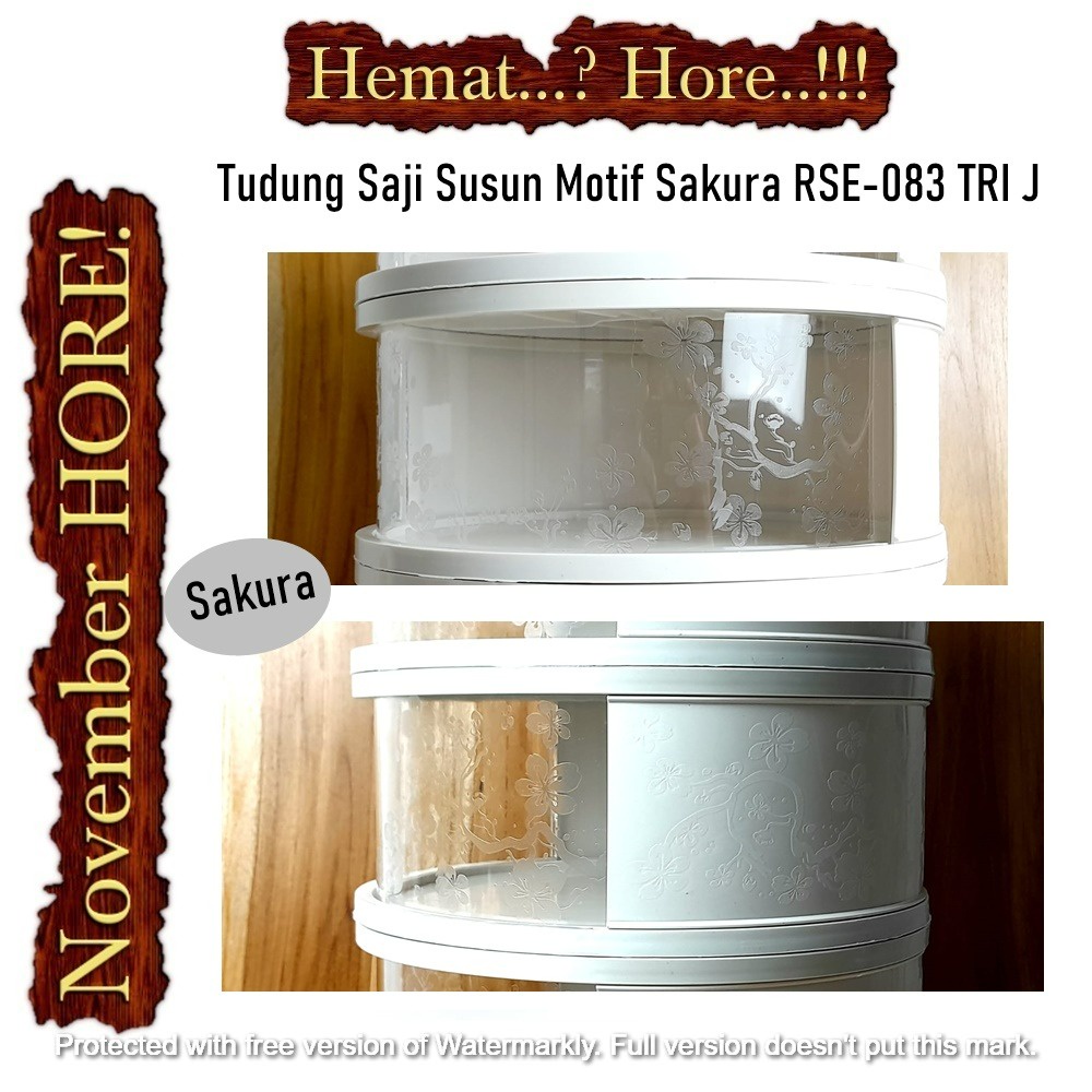 Trending!! 4 Layer Serving Lid Stackable Food Storage Cupboard | Shopee ...