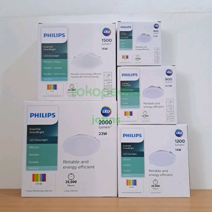 PHILIPS Essential SmartBright LED Downlight 4,5w, 14w, 23w DN020B ...