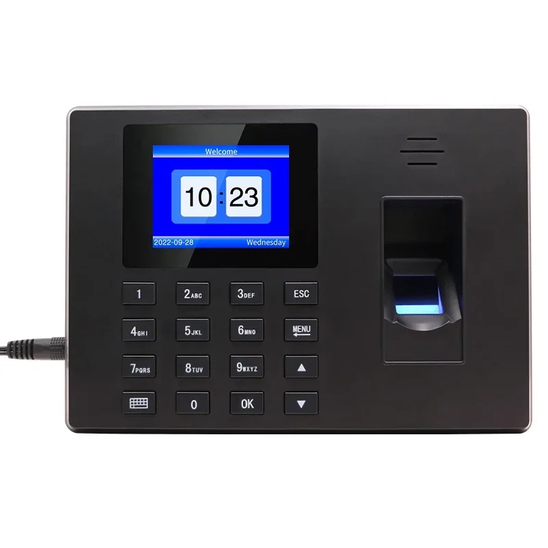 Cn Biometric Fingerprint Punch Usb Time Clock Office Attendance System ...