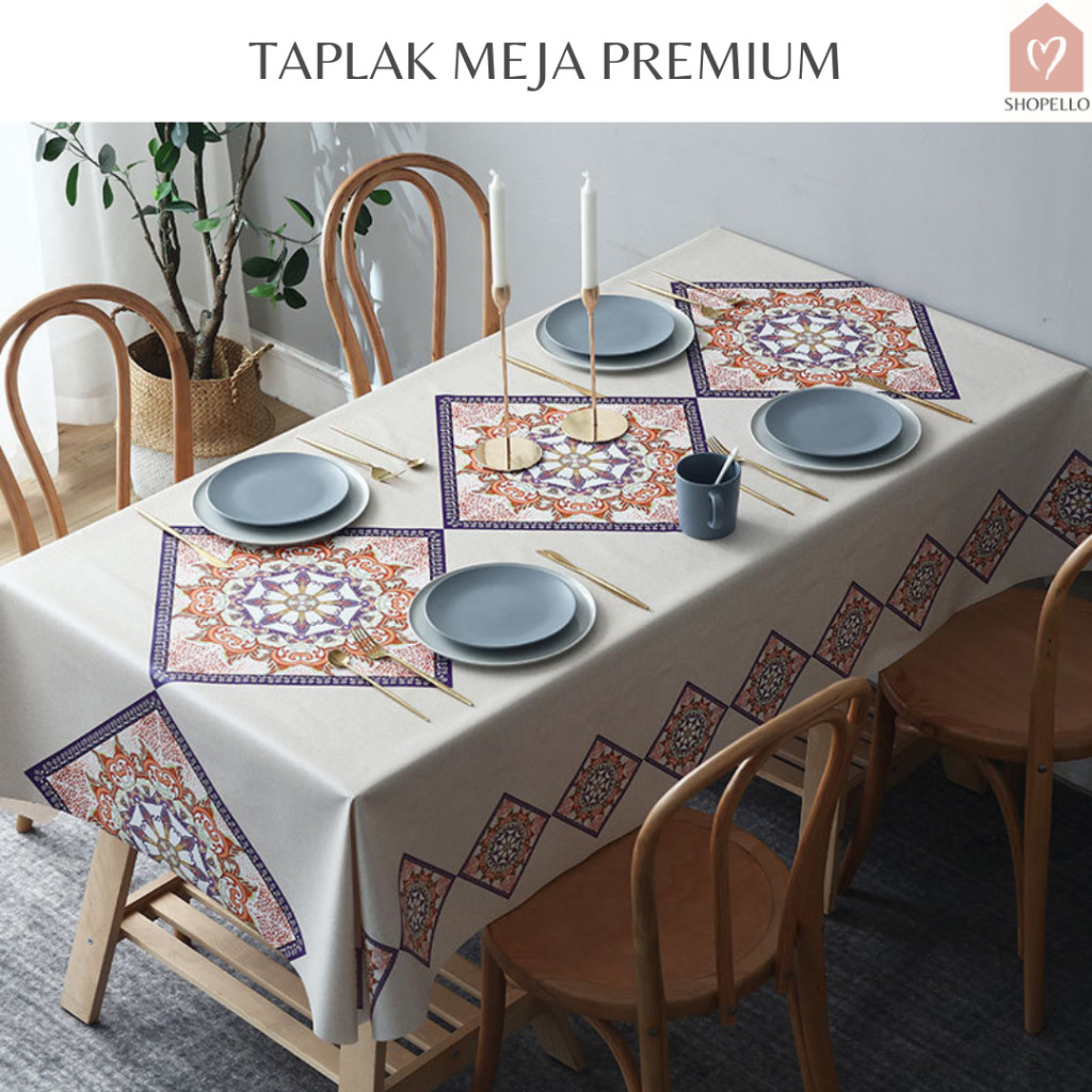 Shopello Aesthetic Tablecloth Premium Tablecloth Waterproof PVC ...