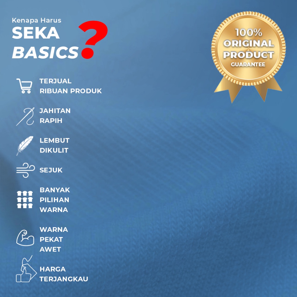 SEKA BASICS - JET BLACK 30S PLAIN T-SHIRT | Shopee Malaysia