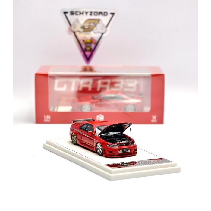 FOCAL HORIZON NISSAN GTR R33 NISMO 400R OPEN HOOD LIMITED EDITION RED ...