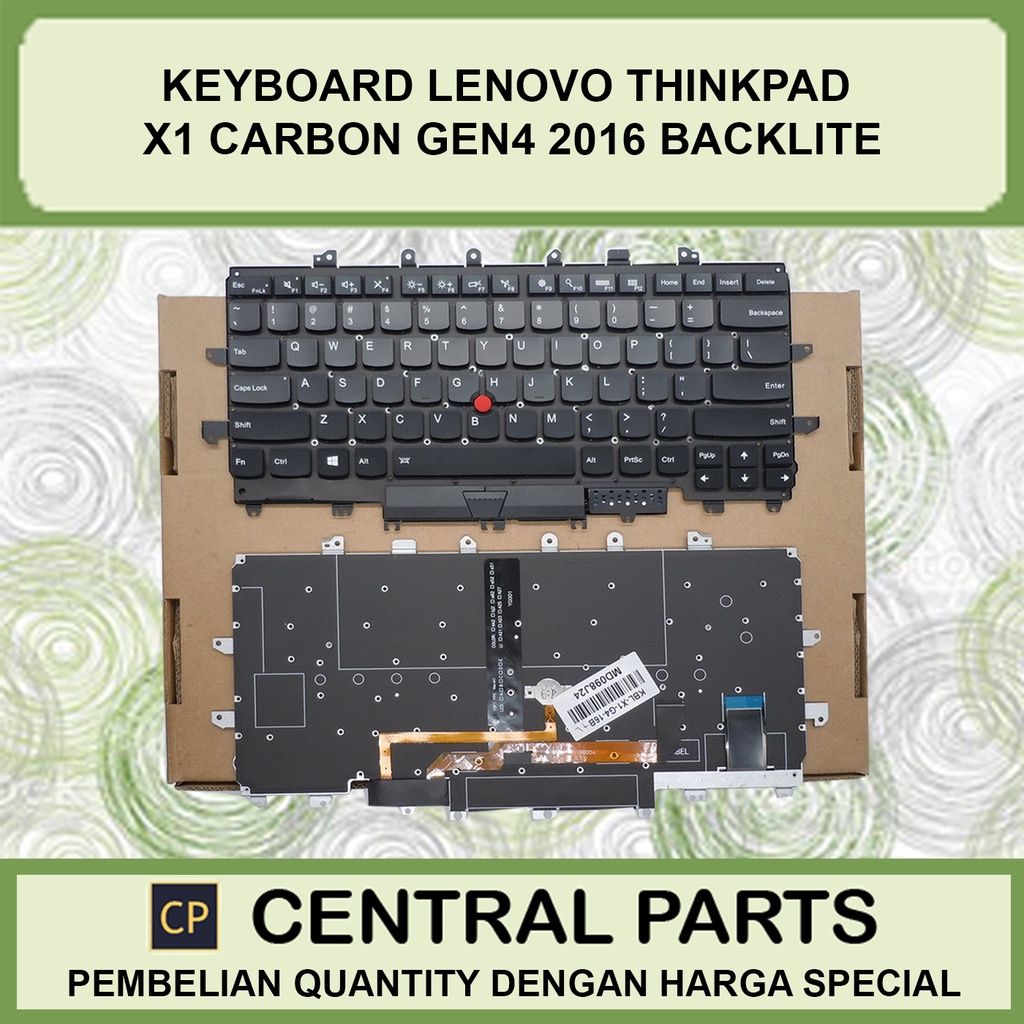 Lenovo Thinkpad x1 Carbon Gen4 2016 Backlight Keyboard | Shopee Malaysia