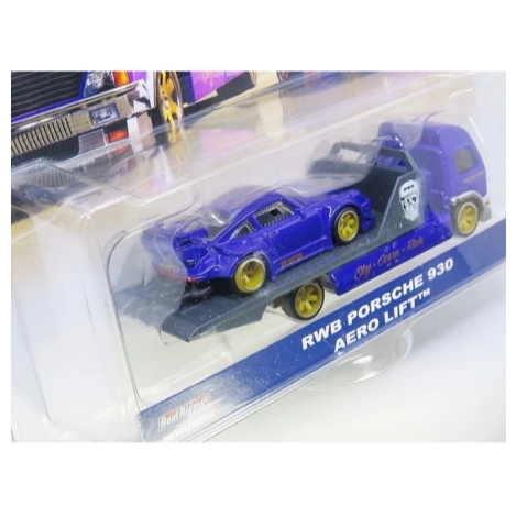 HOT WHEELS TEAM TRANSPORT - RWB PORSCHE 930 & AERO LIFT - PREMIUM ...