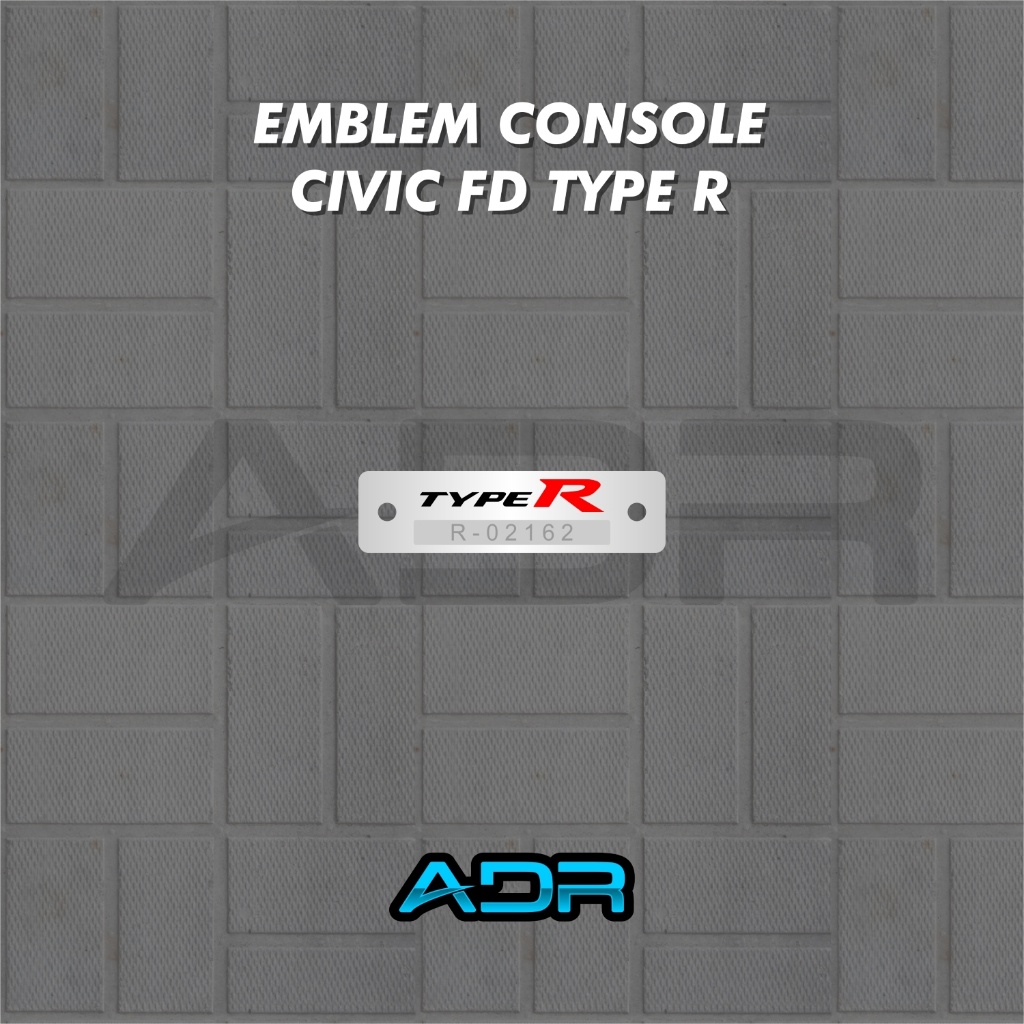 Honda Civic FD FD1 FD2 FD2R Type R Mugen RR Console Emblem | Shopee ...