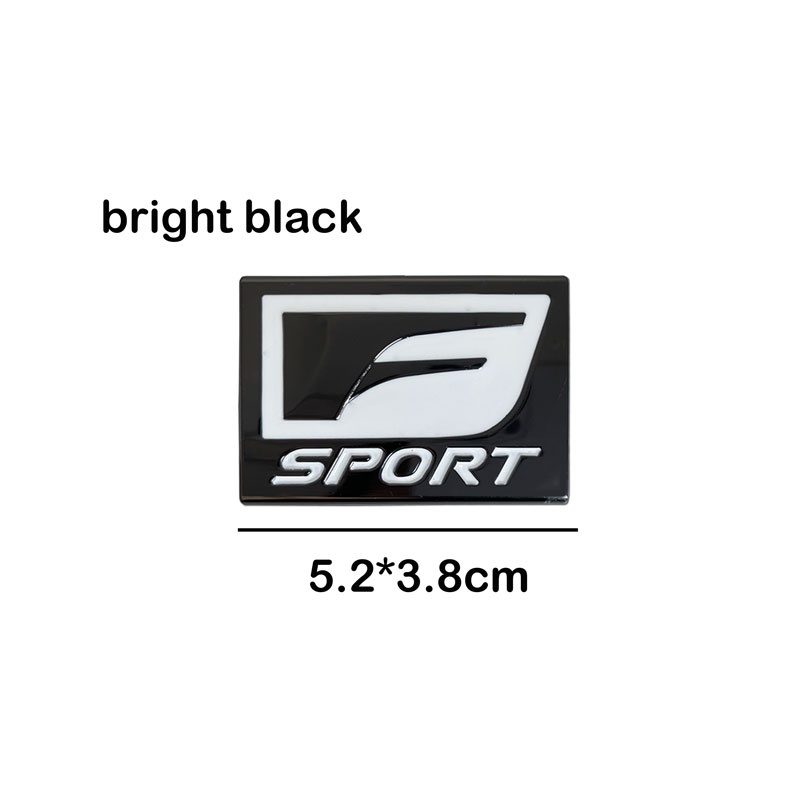 F Sport 3D Metal Front Grille Badge Decal Rear Trunk Emblem Sticker for ...