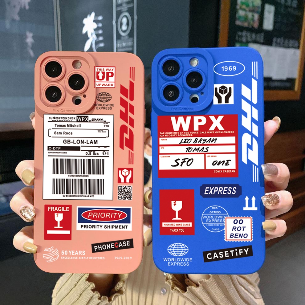 for Xiaomi Redmi Note 12 4G Pro 5G 9S 9A 12C DHL Barcode Label Square ...