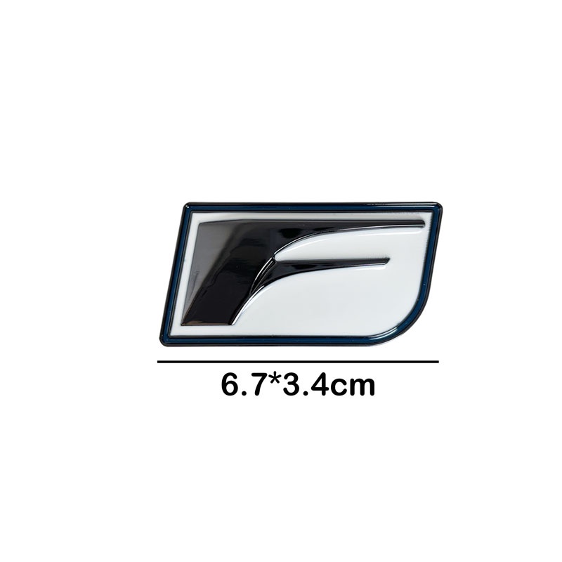 F Sport 3D Metal Front Grille Badge Decal Rear Trunk Emblem Sticker for ...