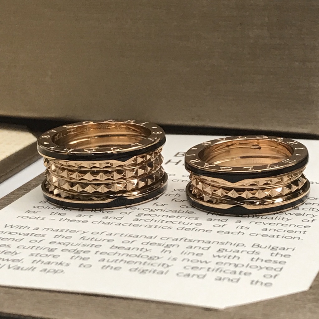 New B&V Liu Pin Ring Fashion Temperament Couple Ring | Shopee Malaysia