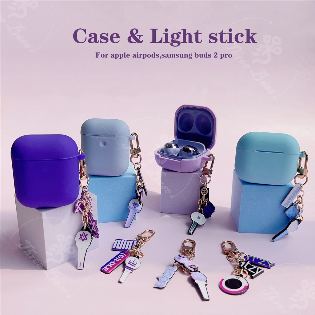 Threebase KPOP BT Case For Airpods Pro2 gen 3 Cover With Lightstick ...