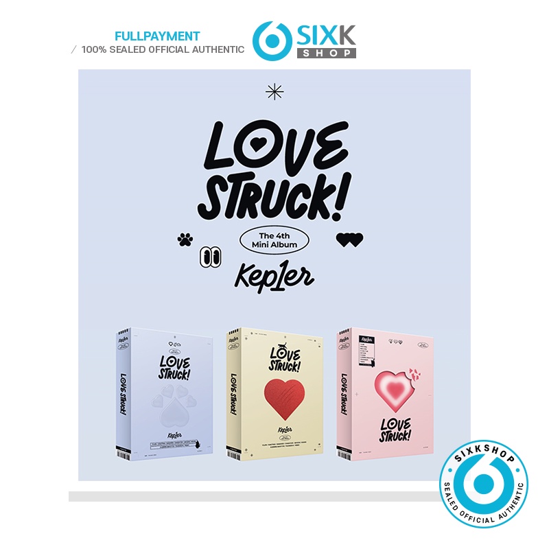 kep1er 4th Mini Album LOVESTRUCK! | Shopee Malaysia