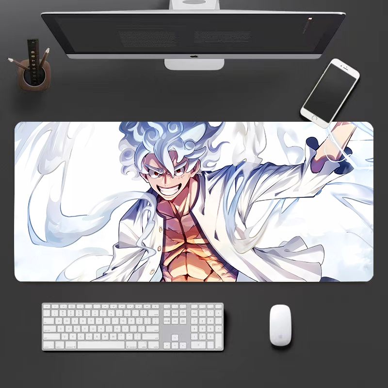 [70 * 30cm] One Piece Anime Mouse Pad Keyboard Pad Large Seaming Anti ...