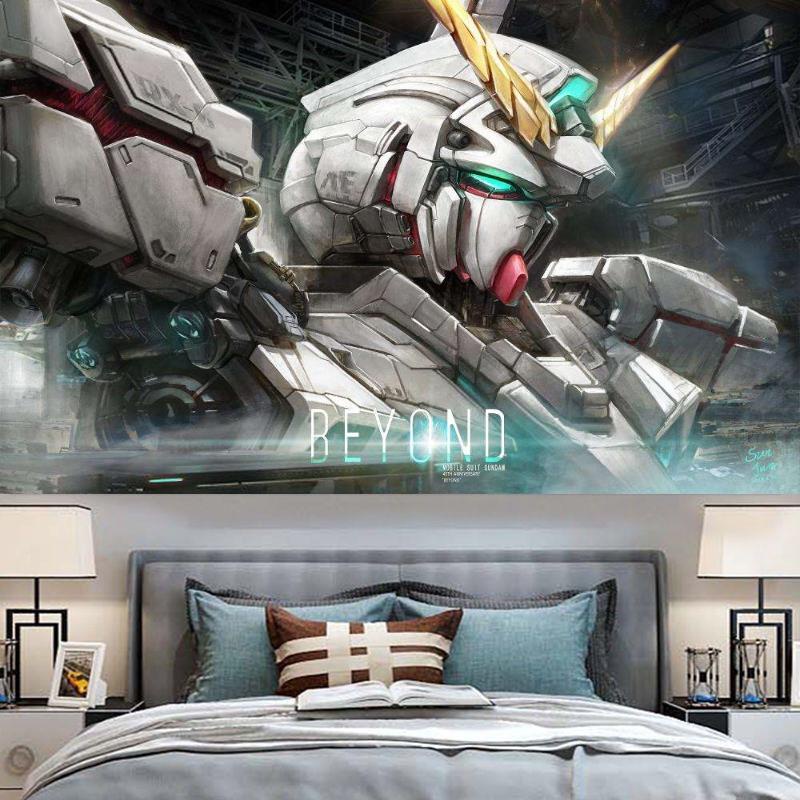 [100 * 70cm] Gundam High-Definition Wall Sticker Large Poster Anime ...
