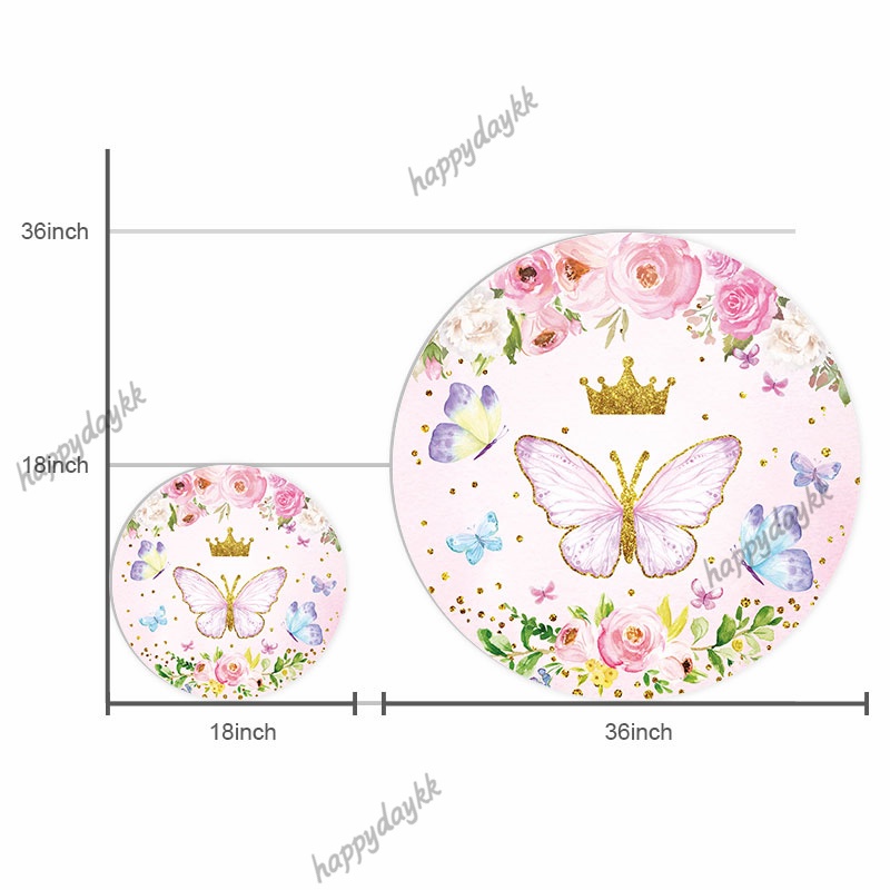 Big Biling Colourful Pink Purple Butterfly Kt Board for Happy Birthday ...