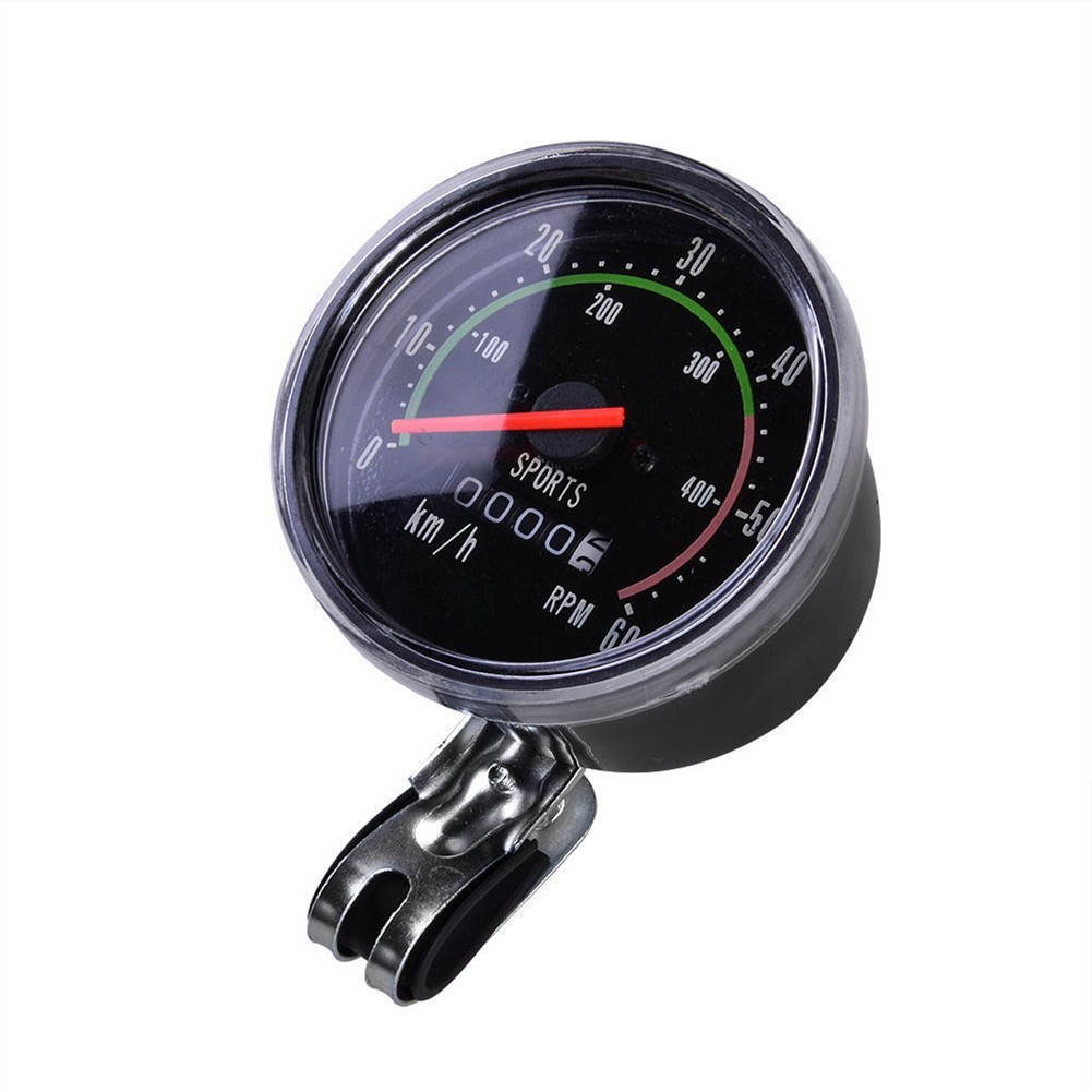 [ZISG HOT] Bike Mechanical Odometer Retro Alloy Mechanical Speedometer ...
