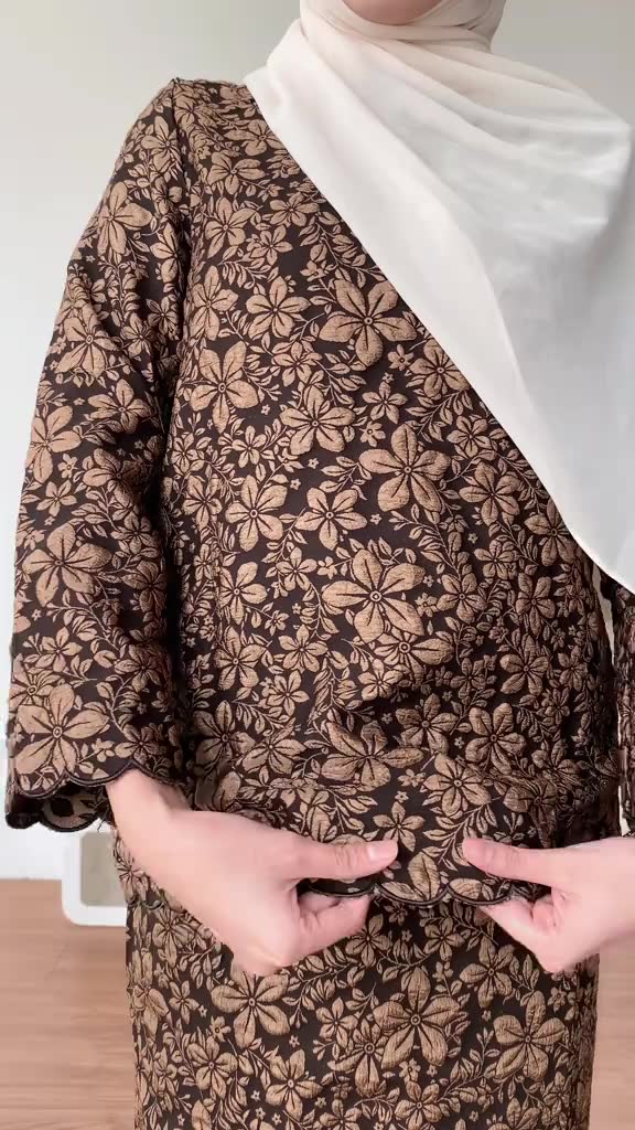 ZOE ARISSA Wisya Raya Kurung 2025 Kurung Kedah Brocade Textured Baju ...