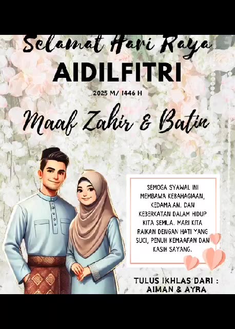 25 Template Kad Raya Digital (Canva Pro) | Shopee Malaysia