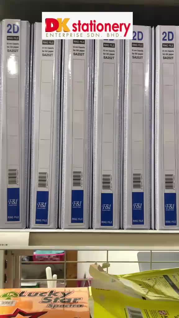 PVC 2D White Ring File / A4 File (25mm/40mm/50mm/65mm capacity) Fail ...