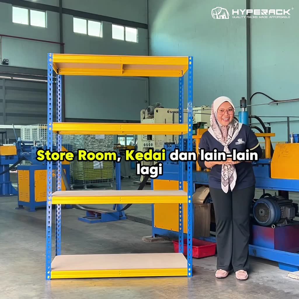 🐘[FREE SHIPPING] HYPERACK™️ Boltless Rack 5 Levels Shelf Rack Storage ...