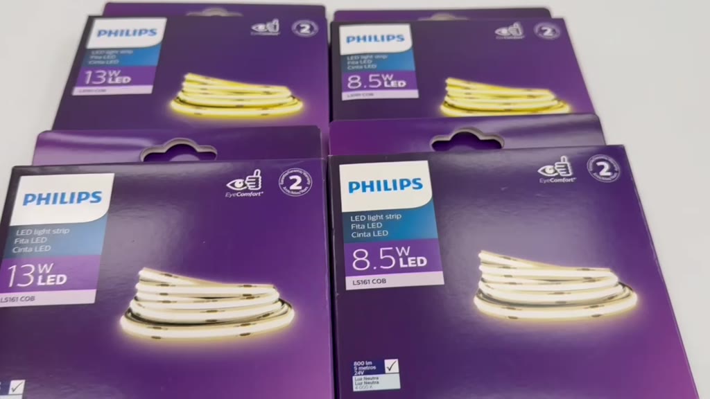 PHILIPS COB LED Strip Light 24V DC 5 Meter ( 3000K / 4000K ) | Shopee ...