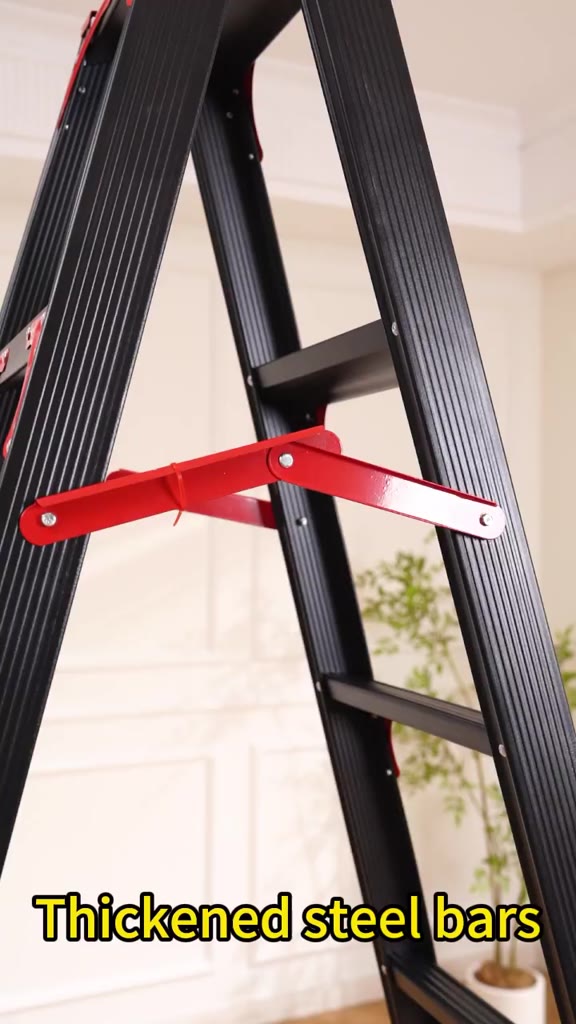 Tangga Lipat Heavy Duty Ladder Foldable Aluminum Load 450KG 4/5/6/7 ...
