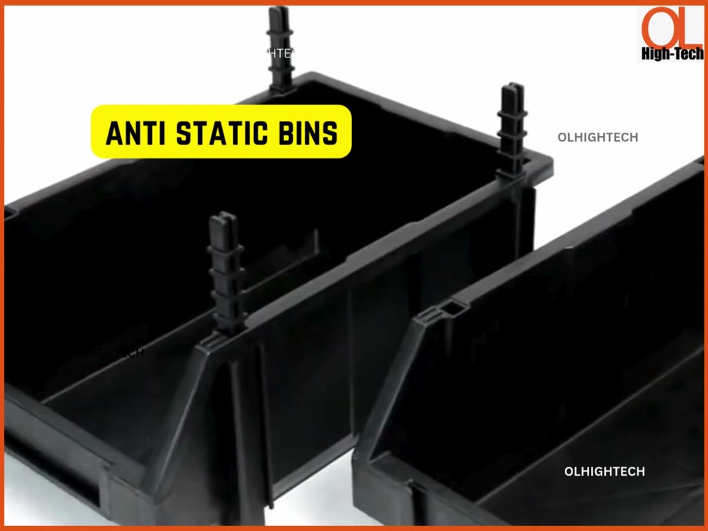 OL hightech-Anti static storage boxes/Industrial ESD container box /ESD ...